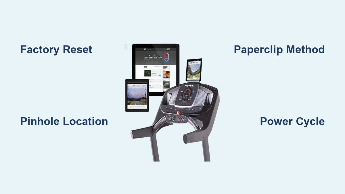 How to Reset iFit Treadmill: Quick Steps