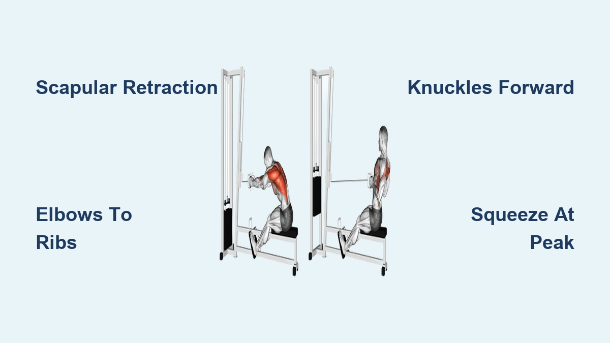 Cable Rowing Machine Exercises Guide