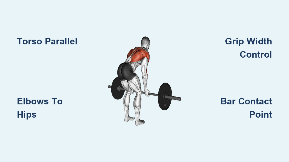 Reverse Barbell Row: Step-by-Step Guide