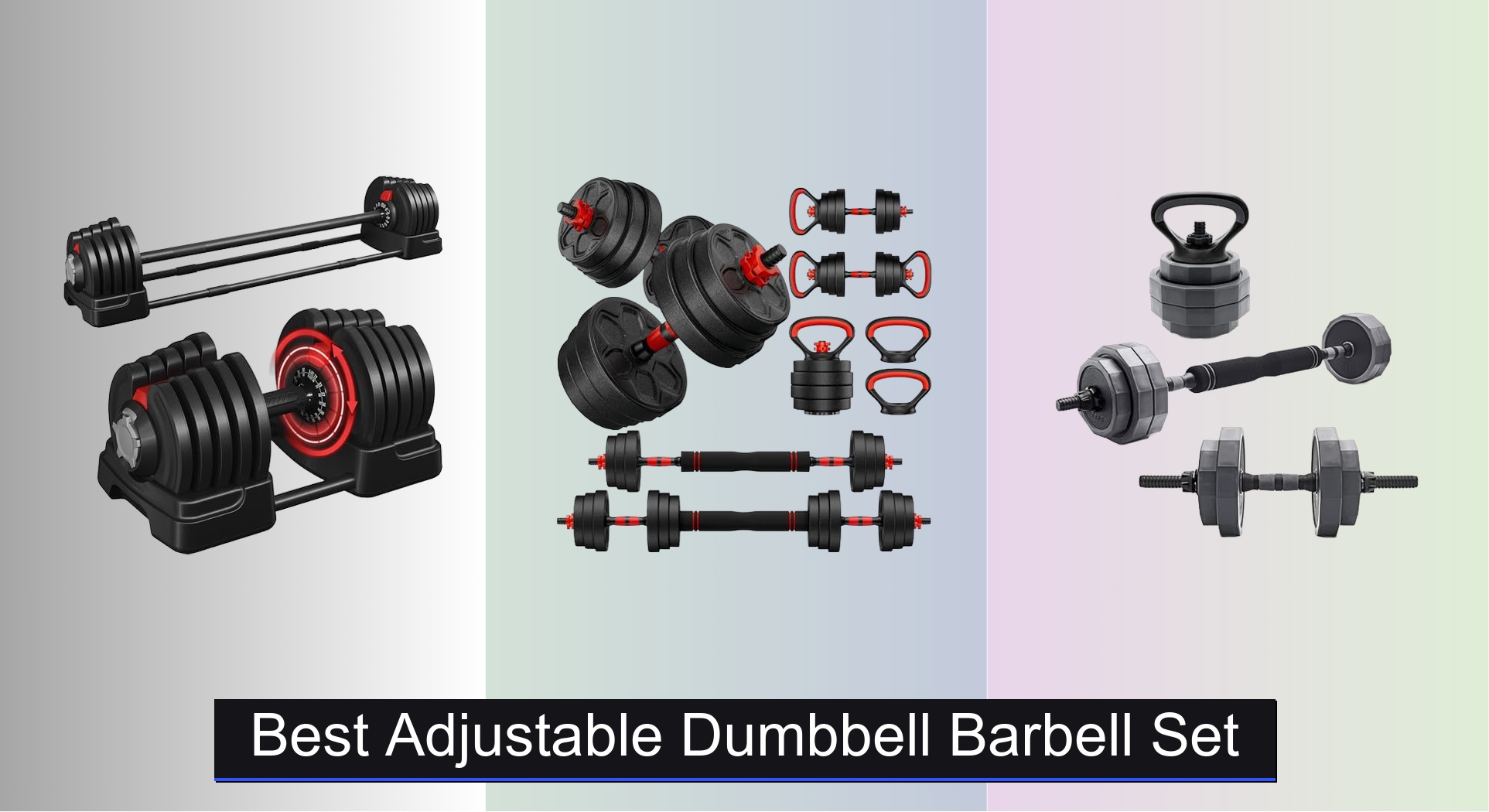 8 Best Adjustable Dumbbell Barbell Sets of 2026
