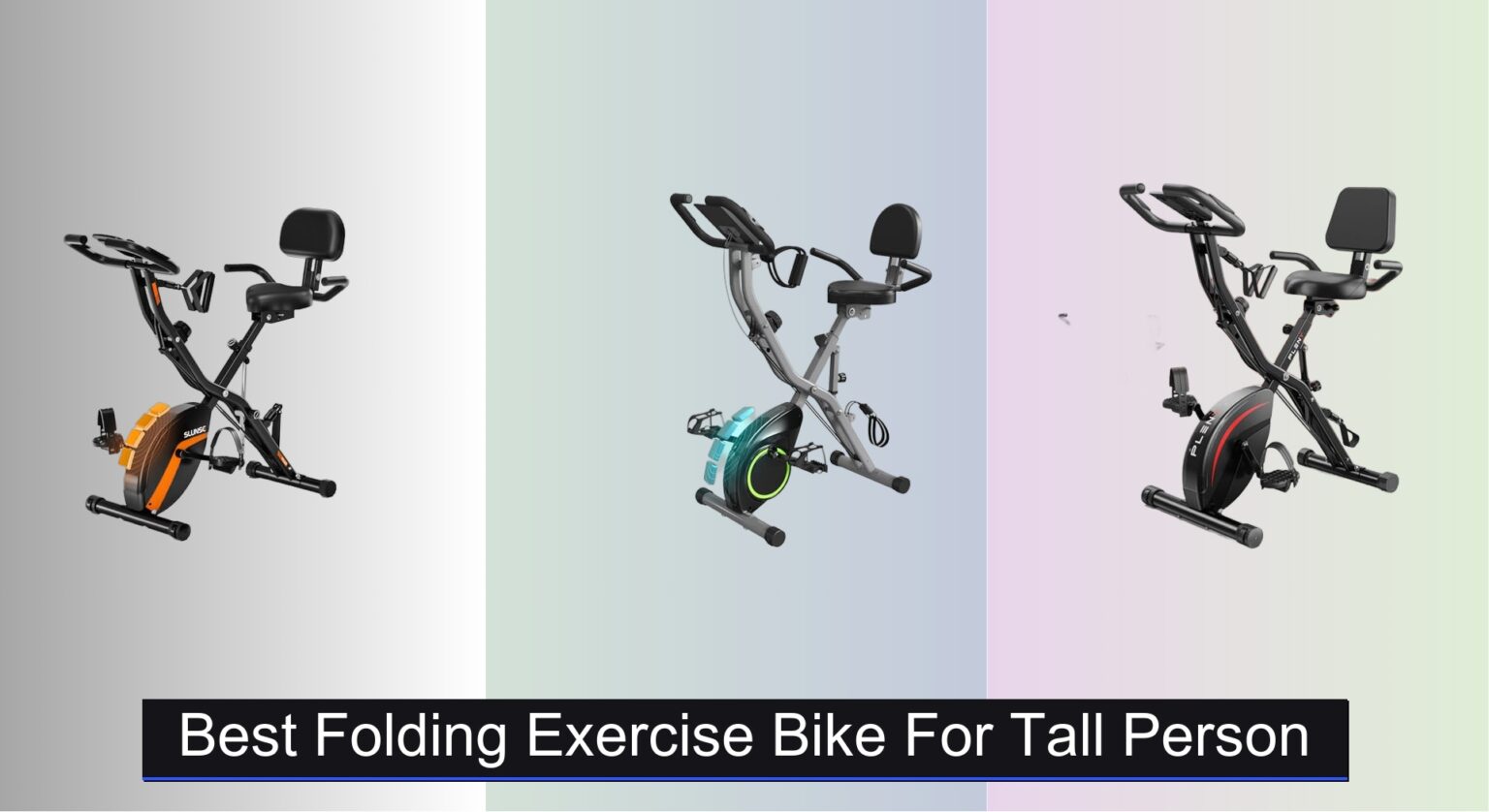 7 Best Folding Exercise Bikes for Tall People 2026