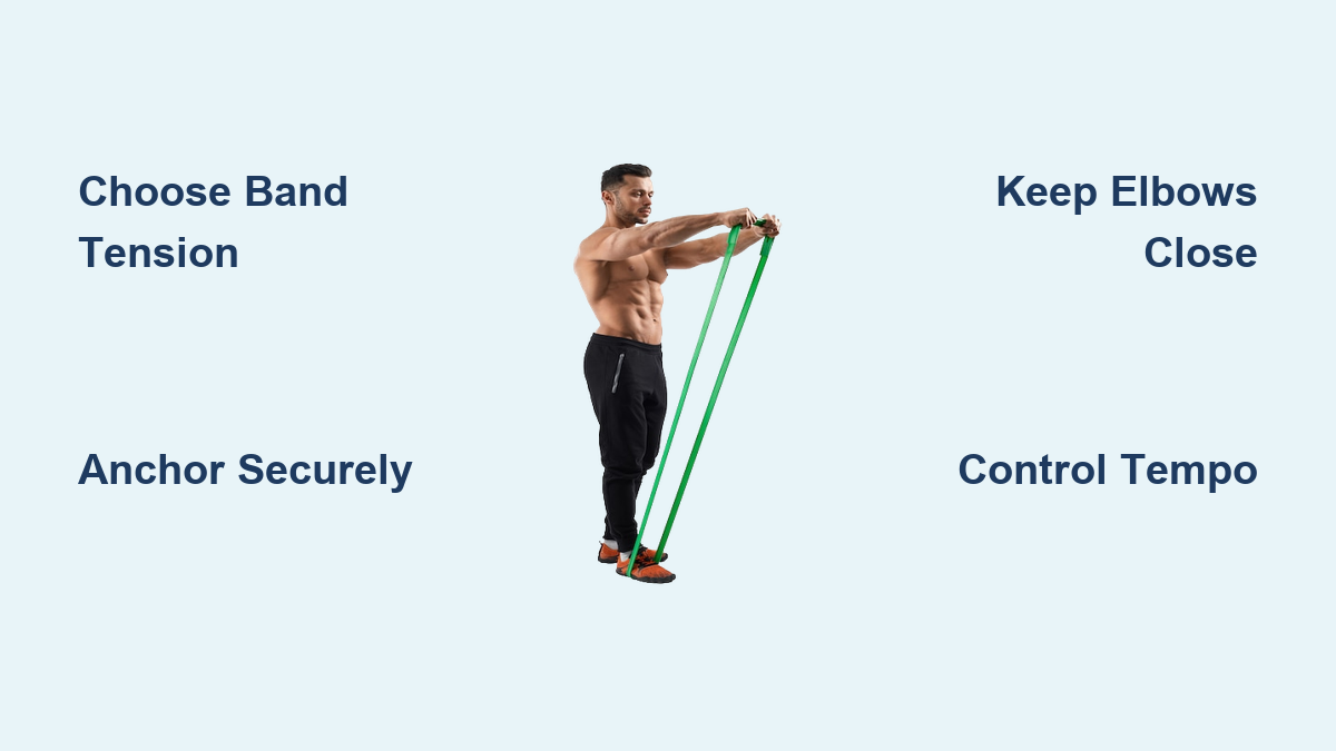 How to Use Resistance Bands for Triceps